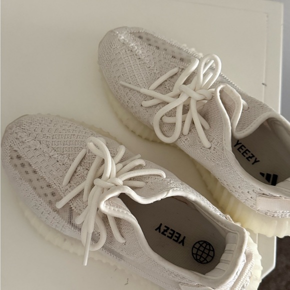 Yeezy | Shoes | Yeezy Cream Knit Sneakers | Poshmark